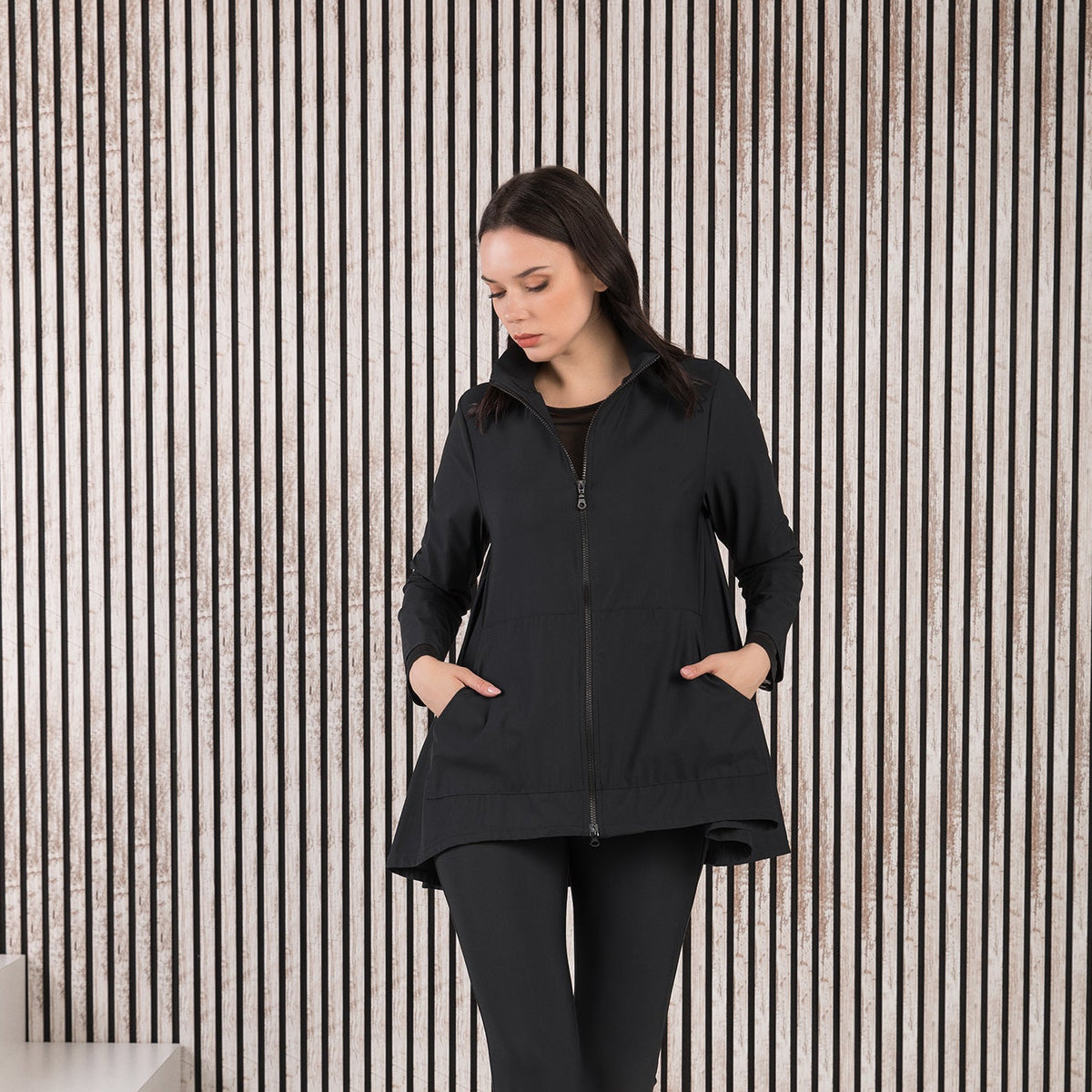 Kozan Jane Jacket-GR-2911-COAL – Unique Apparel USA