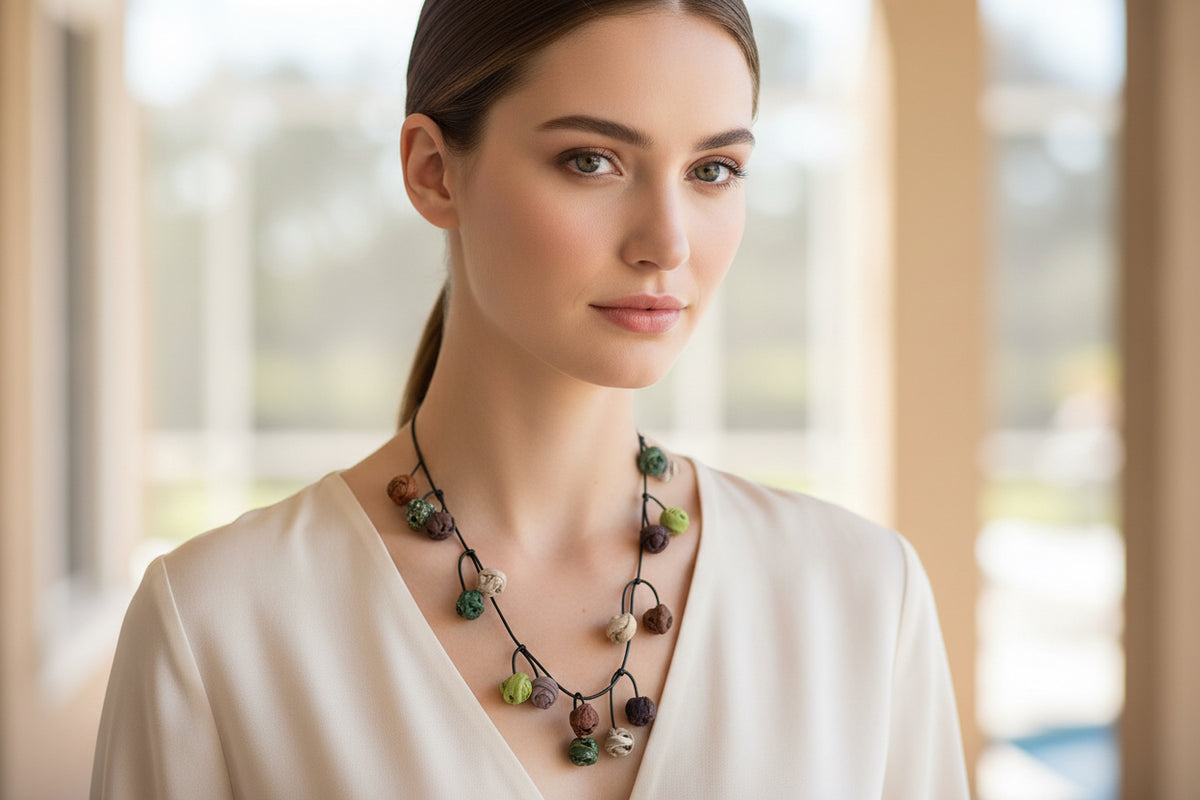 Ficklesticks Cherry Chandelier Necklace-N45 – Unique Apparel USA