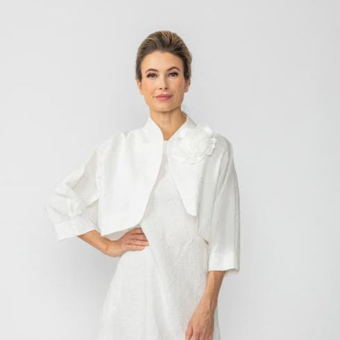 High Neck Bolero Jacket 6448J-WHITE – Unique Apparel USA