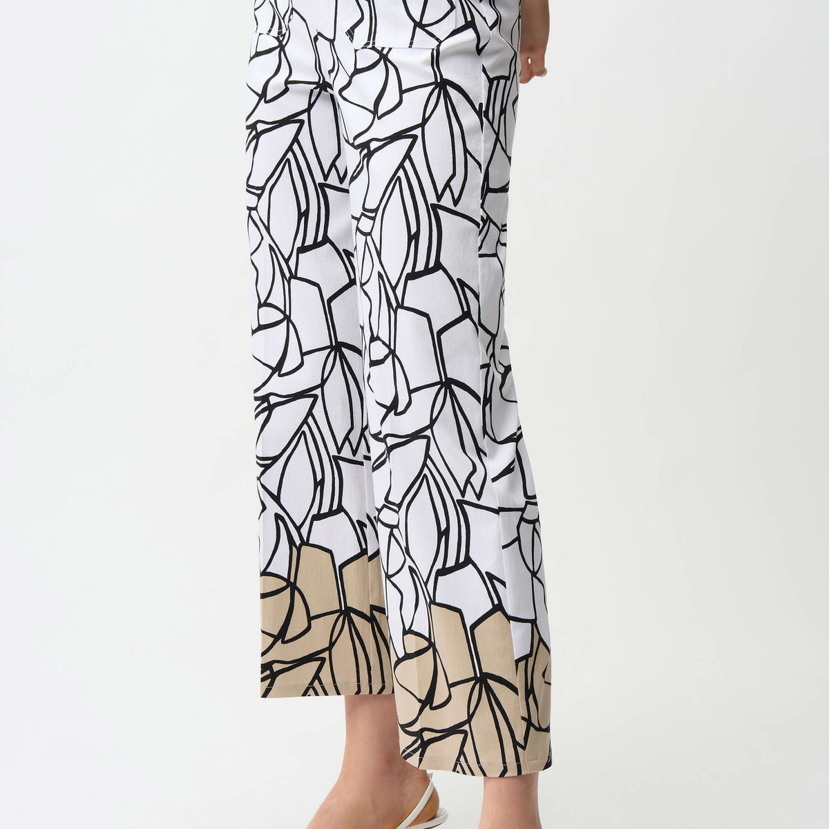 Joseph Ribkoff Millennium Abstract Print Wide Leg Pull-On Pants-261026 ...