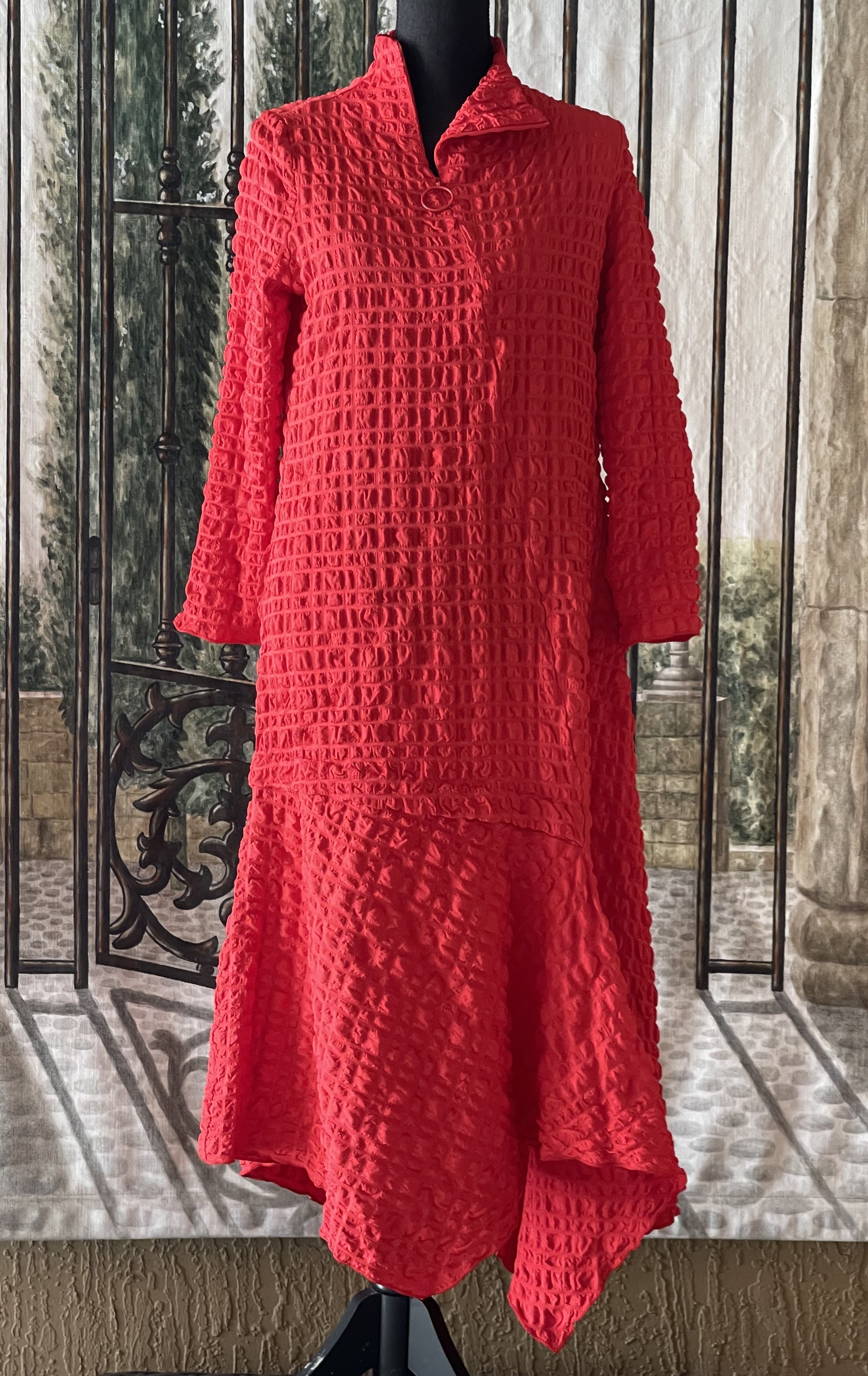 IC Collection Mock Neck Shift Silhouette Dress-IC-4614D – Unique ...