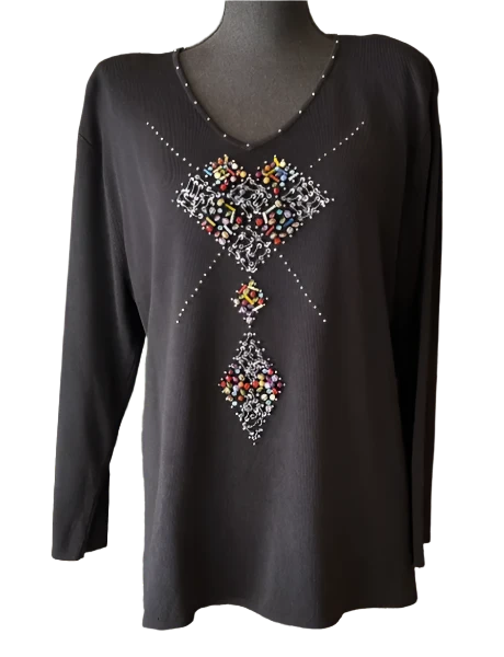 Gardy Embroidered Top-GS584 – Unique Apparel USA