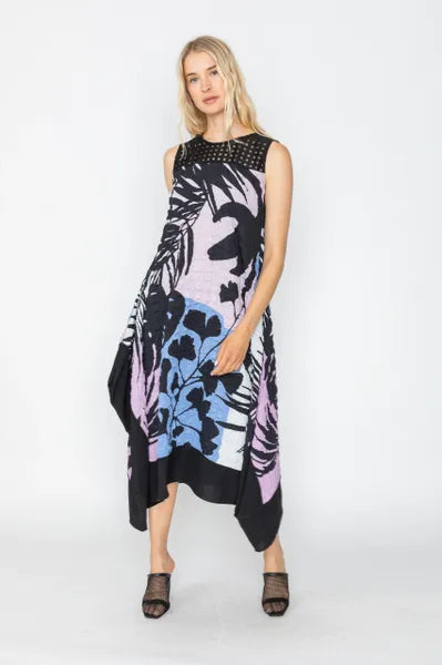 IC Collection Fun Print Dress-IC-5407D – Unique Apparel USA