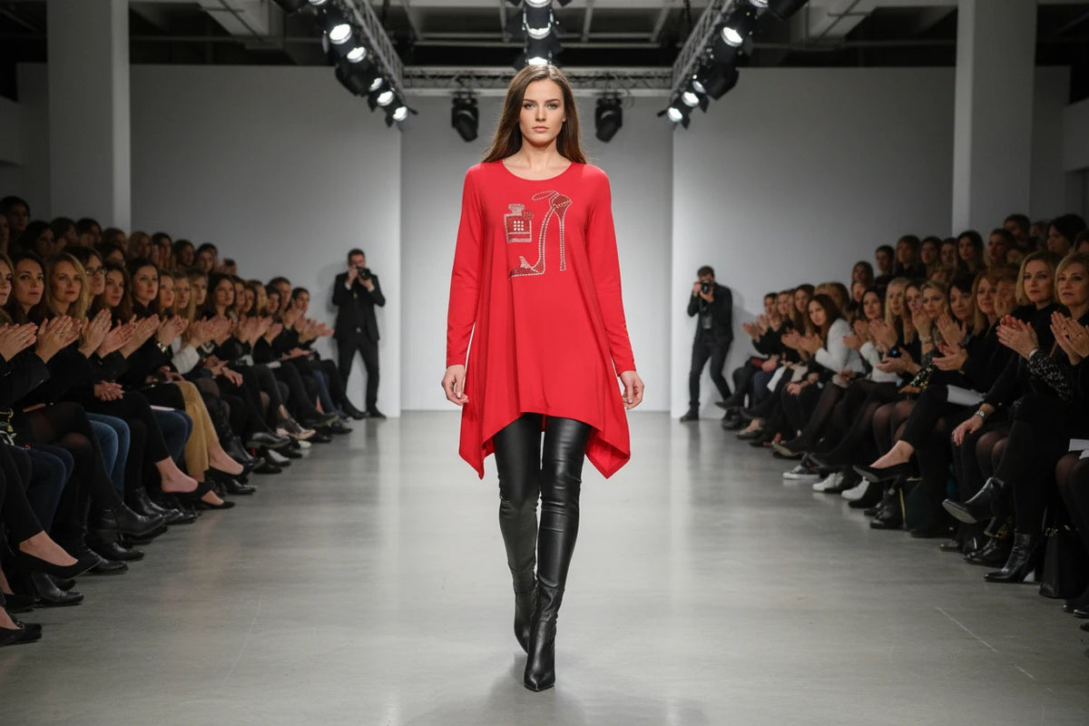 Gardy High Heel Graphic Tunic-8932 – Unique Apparel USA