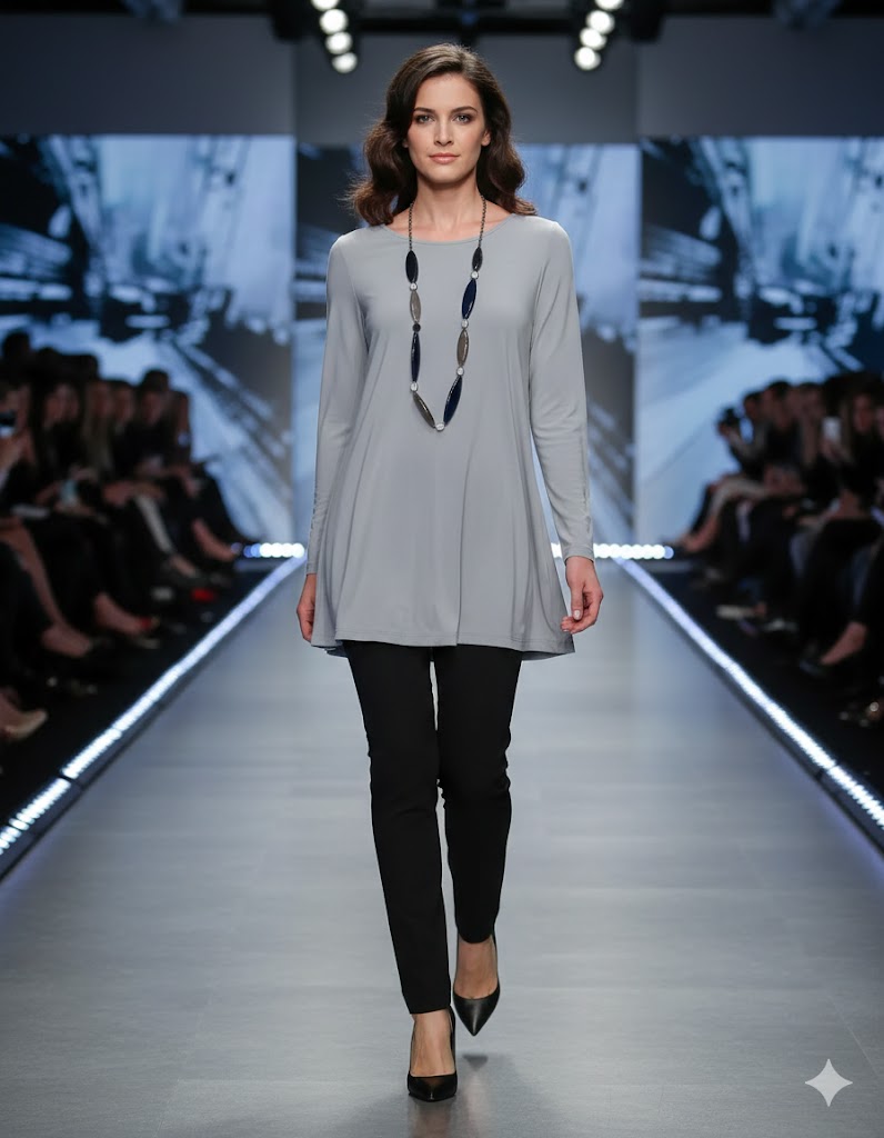 Sun Kim Basic Long Sleeve Tunic | Comfy USA | Vilmas Boutique – Unique ...